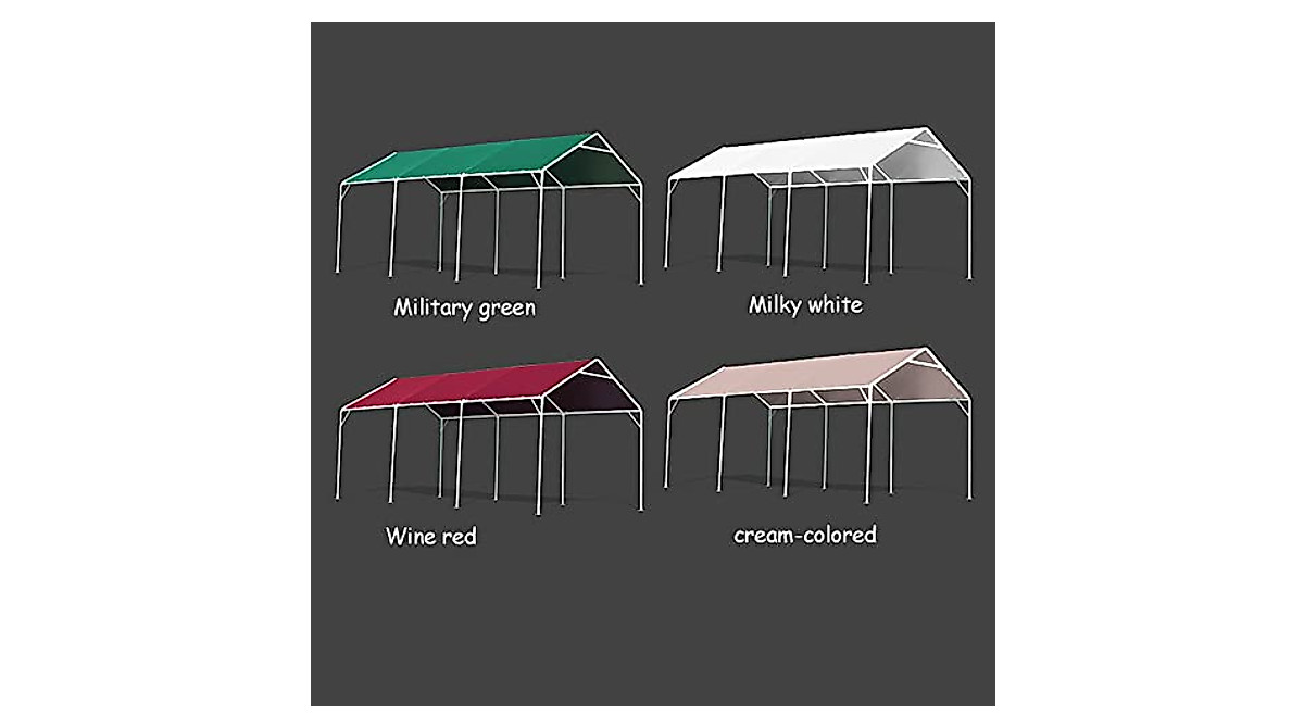 Heavy Duty Metal Carport Tent for Vehicles & Events | 2.8x4M