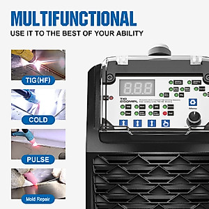 ANDELI 110/220V Cold Welder TIG Welding Machine with Cold/Hot/TIG Pulse MOS Tube Cold Welding Machine TIG-250MPL