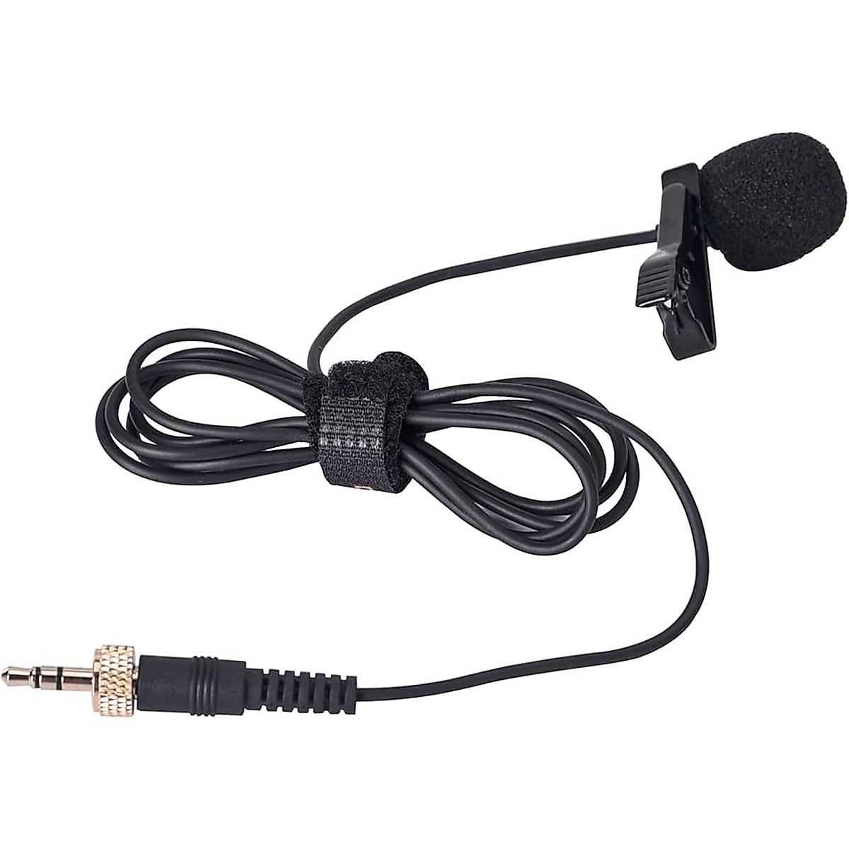 COMICA Lavalier Microphone, CVM-M-O1 Omnidirectional Lapel Microphone for Sennheiser, and Other Wireless Lavalier Transmitter, Clip-on Lav Mic for DSLR Camera Video Recording Interview(3.94ft)