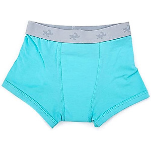 CONNI Kids Training Boxer Pants Soft Shorts Reusable Toddler Potty Training Underwear Waterproof Easy Pull Up Youth Incontinence Aqua Sizes 4-6