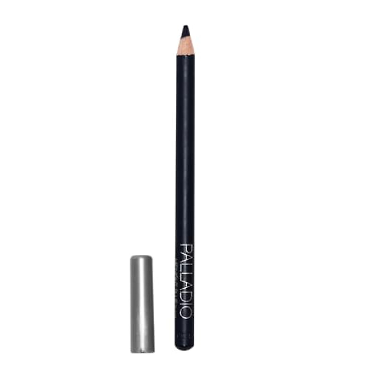 Palladio Wooden Eyeliner Pencil, Thin Pencil Shape, Easy Application, Firm yet Smooth Formula, Perfectly Outlined Eyes, Contour and Line, Long Lasting, Rich Pigment, Midnight Blue