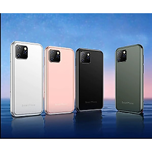 SOYES XS11 3G Mini Smartphone 2.5Inch WiFi GPS China Mobile 1GB RAM 8GB ROM Quad Core Android Cell Phones 3D Glass Slim Body HD Camera Dual Sim Google Play Cute Smartphone (Green)