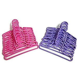 Pet Apparel Hangers Set of 24 Measures 7 1/4 Inch Wide Will Fit Over 1" 1/8 Rod Great for Small Dog Clothing