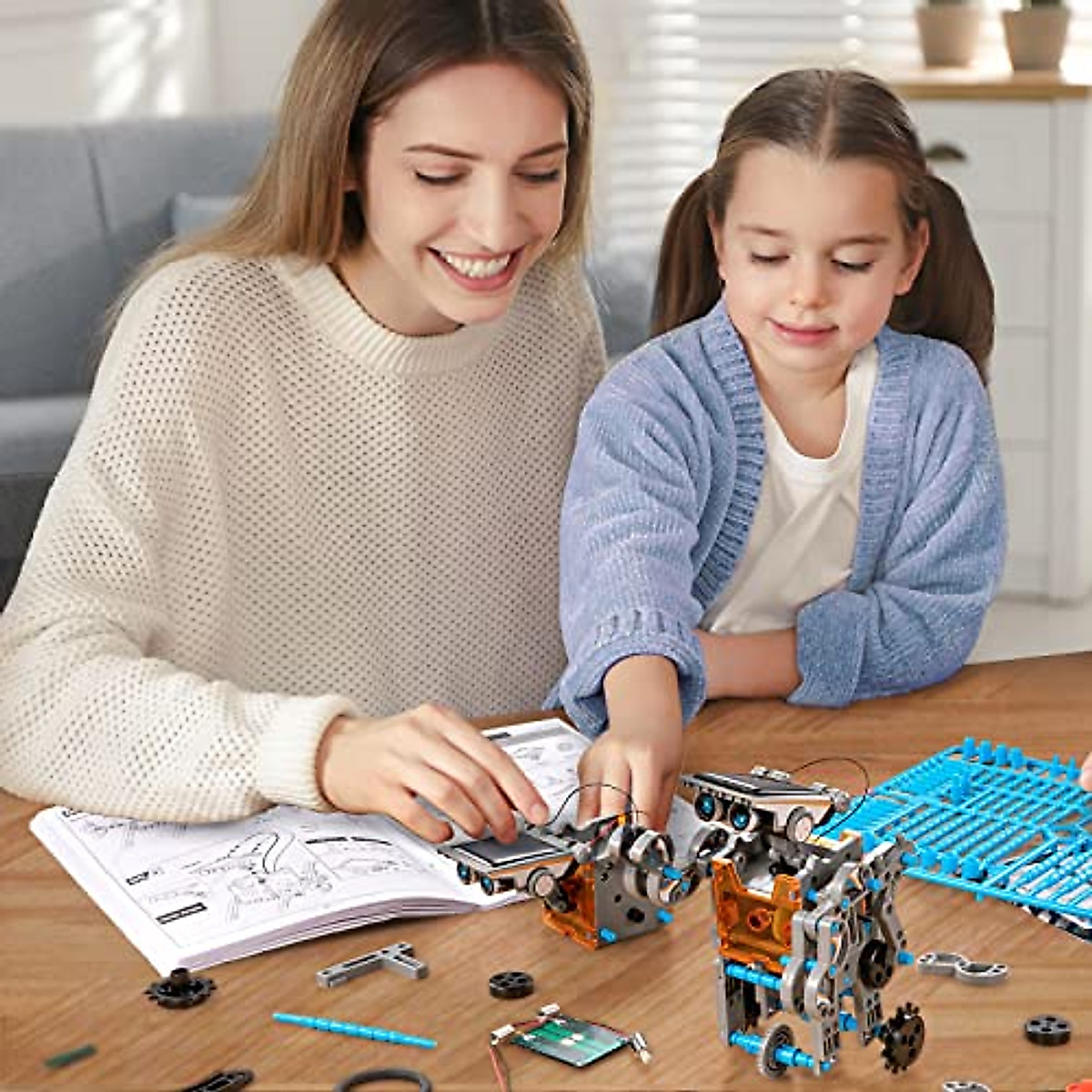 12-in-1 Science Solar Robot Kit for Kids,STEM Educational DIY Solar Powered Building Toys Experiment Set for 8 9 10 11 12 13 14 Years Boys and Girls