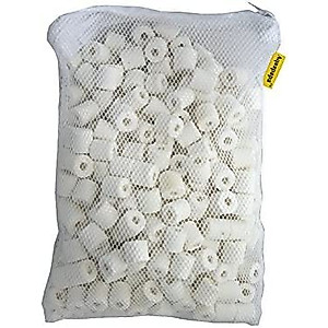 EverGrow® Aquarium Filter Media Kits Activated Carbon,Ceramic Ring, Bio Balls (CARBON-3BAG-FBA)