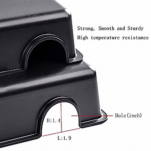 Reptile Hide Box, Small Animal Hideaway, Hides with Texture Help Peeling, for Snakes, Lizards, Leopard Gecko (M)