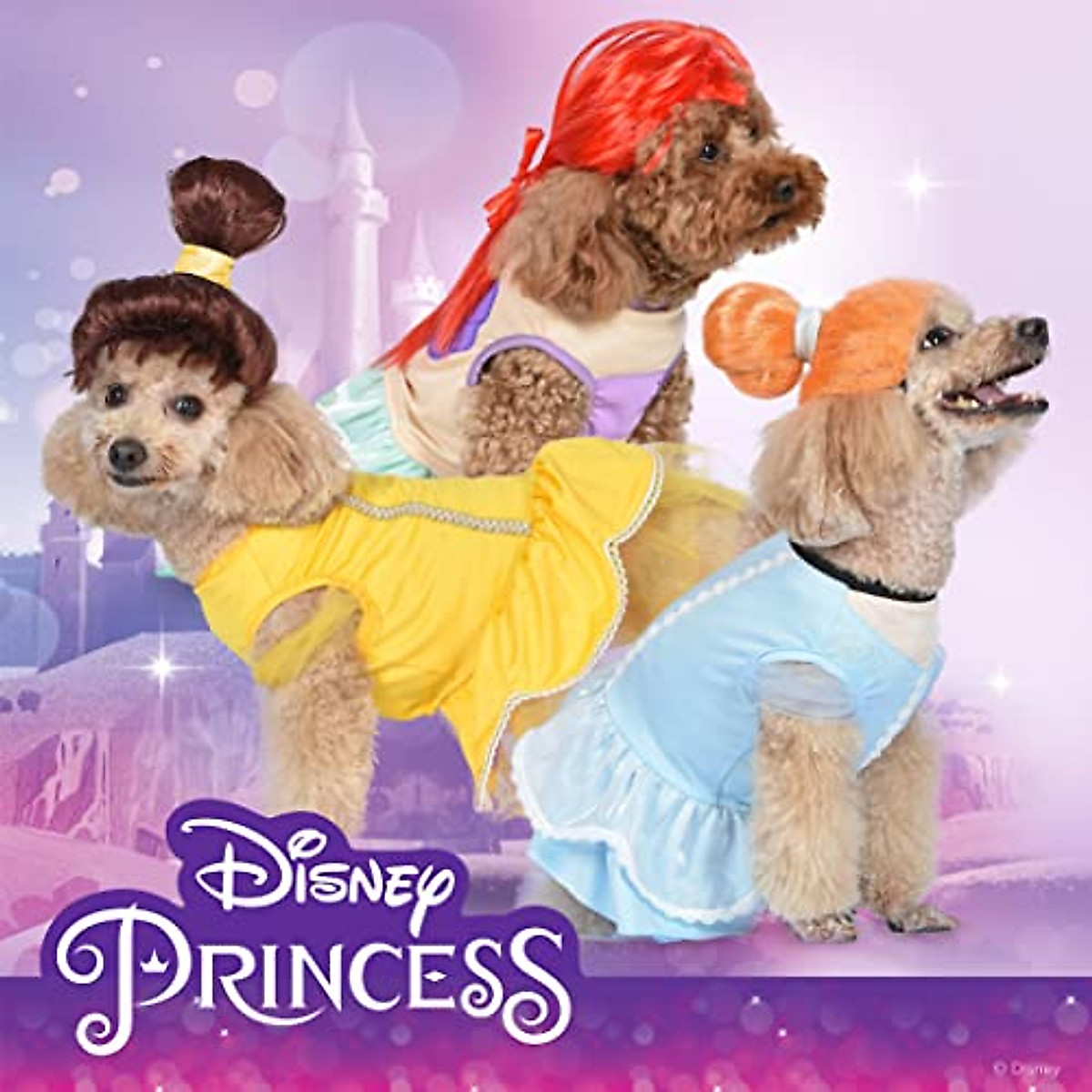 Disney for Pets Halloween Disney Princess Cinderella Costume - Extra Large - | Disney Princess Halloween Costumes for Dogs, Officially Licensed Disney Dog Halloween Costume, Blue (FF22923)