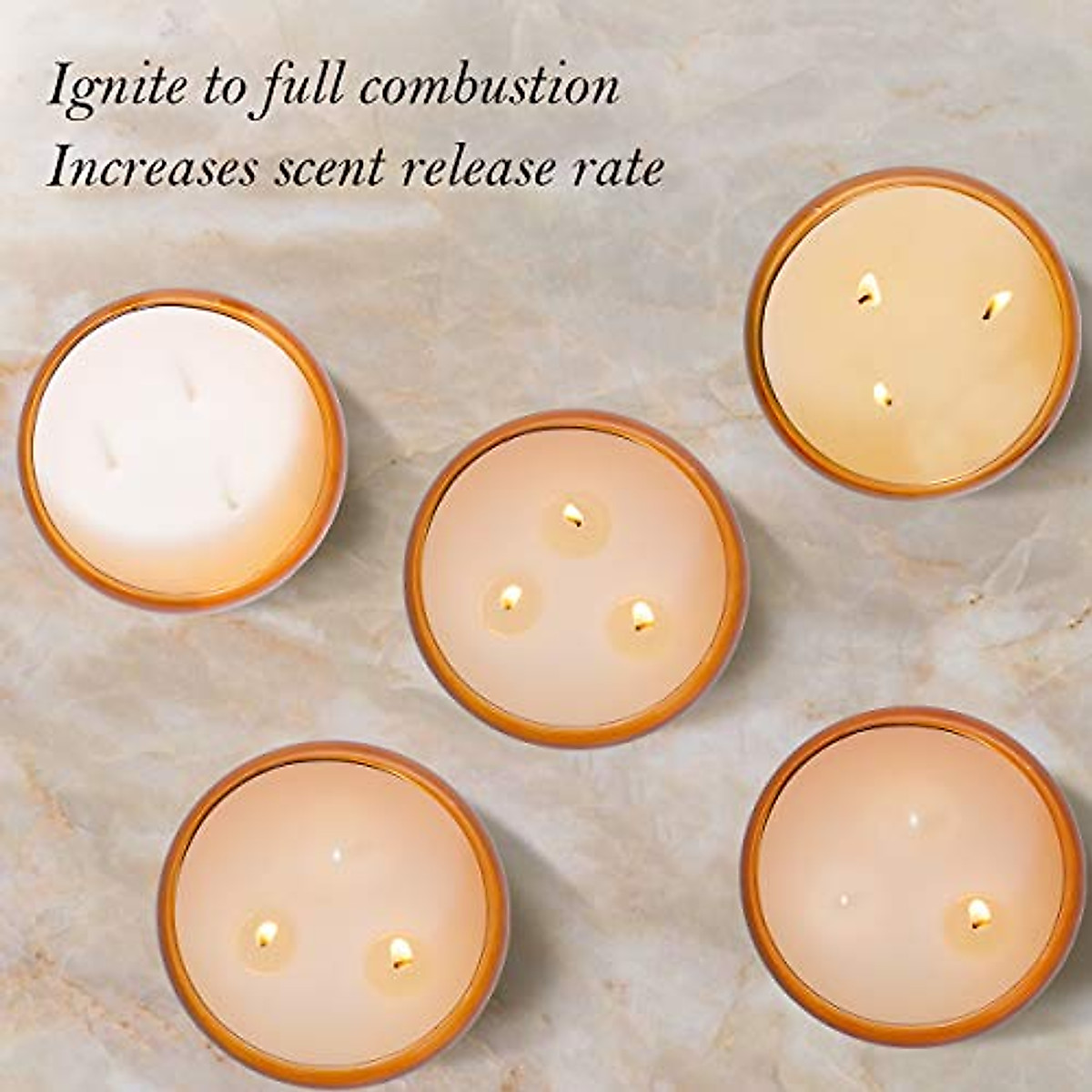 TALENT FAREAST Red Cherry & Vanilla Highly Scented Candle for Home 16 OZ Aromatherapy Candles Relaxing Enhanced Aroma Luxury Gift 40 Hour Long Lasting Natural Soy Wax Premium Fragrance Glass Candle