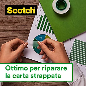 Scotch® Elephant Tape Dispenser + 1 roll Magic™ 19mm x 8.89m. White