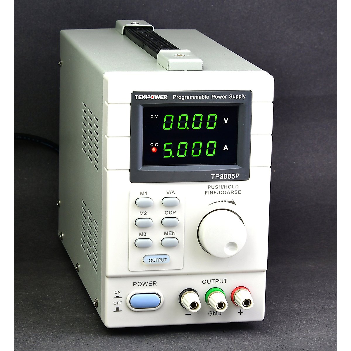 Tekpower TP3005P Programmable Linear Type Variable Regulated DC Power Supply, 0-30V at 0-5A