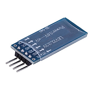 HiLetgo 2pcs HC-06 RS232 4 Pin Wireless Bluetooth Serial RF Transceiver Module Bi-Directional Serial Channel Slave Mode for Arduino