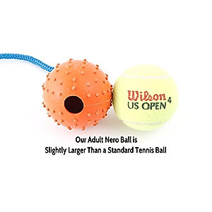The Nero Ball Classic TM - K-9 Ball On a Rope Reward and Exercise Toy - Police K-9 - Schutzhund