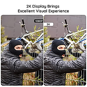 Solar Security Camera Outdoor, 2K Wireless WiFi 360° PTZ Camera, Solar Powered Security Cameras with Spotlight & Siren, Color Night Vision, PIR Motion Detection, 15000mAh Battery, 2 Way Audio, IP65