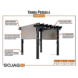 Sojag Yamba 10 ft. x 13 ft. Pergola