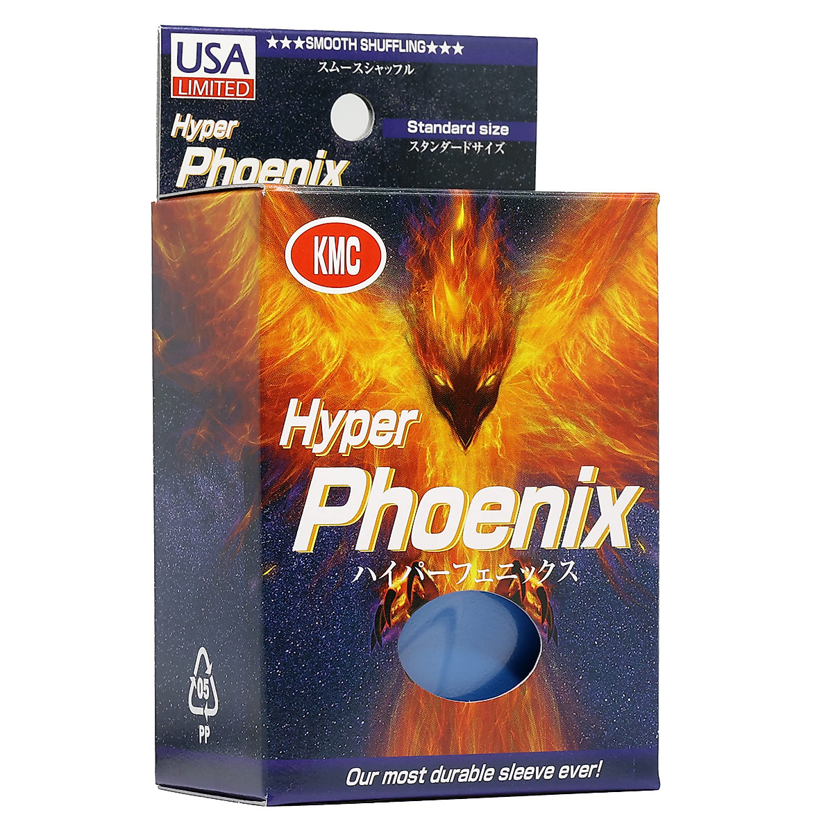 KMC Sleeves Full Size Hyper Phoenix - Matte Blue (100)