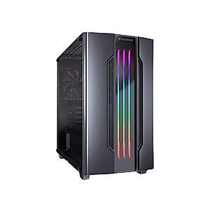 Cougar Gemini M Mini Tower Gaming Case with Addressable RGB and Dynamic Lighting Effects (Iron-Gray)