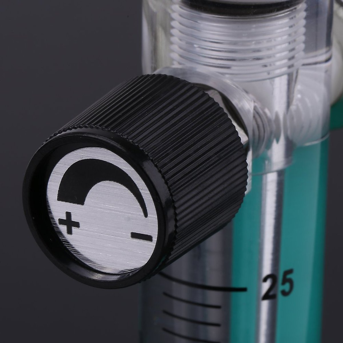 Oxygen Flowmeter,Air Flowmeter Oxygen Air Flow Meter,Lzq5 Flowmeter 2.5-25Lpm Flow Meter with Control Valve for Oxygen/Air/Gas