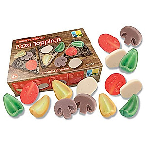 Yellow Door Sensory Play Stones, Pizza Toppings