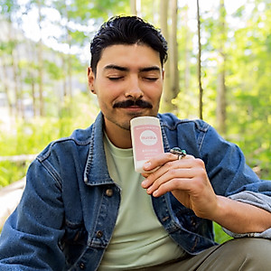 HUMBLE BRANDS Original Formula Aluminum-free Deodorant. Long Lasting Odor Control with Baking Soda and Essential Oils, Moroccan Rose, Pack of 1