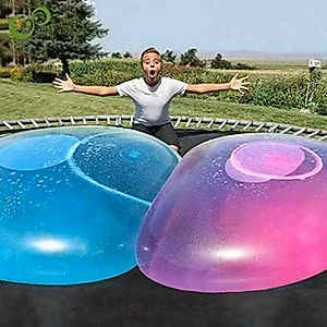 2 pcs Bubble Ball 19.7 inch Jelly Bubble Balloon Inflatable Funny Toy Ball Inflatable Ball Beach Garden Ball for Outdoor Indoor Play