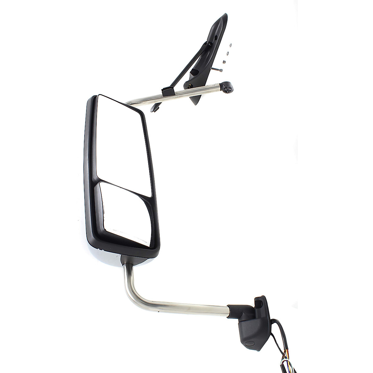 Kool Vue Driver & Passenger Side Power Heated Mirrors for International ProStar 2008-2017 With Signal Light Chrome Tractor Truck - Long Conventional