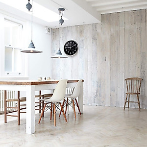 Reynoe 12 Inch Silver Aluminum Frame Wall Clock with Thermometer Hygrometer Battery Operated Silent Movement Decorative for Home