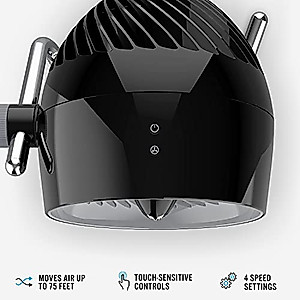 Vornado Pivot6 Whole Room Air Circulator Fan with 4 Speeds, Remote Control, Rotating Axis & Pivot Personal Air Circulator Fan, Copper
