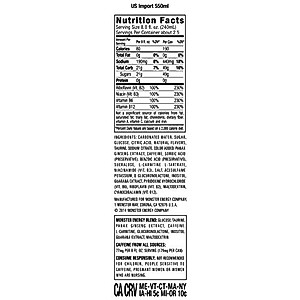 Monster Energy Energy Drink Import, 18.6 Ounce (Pack of 12)