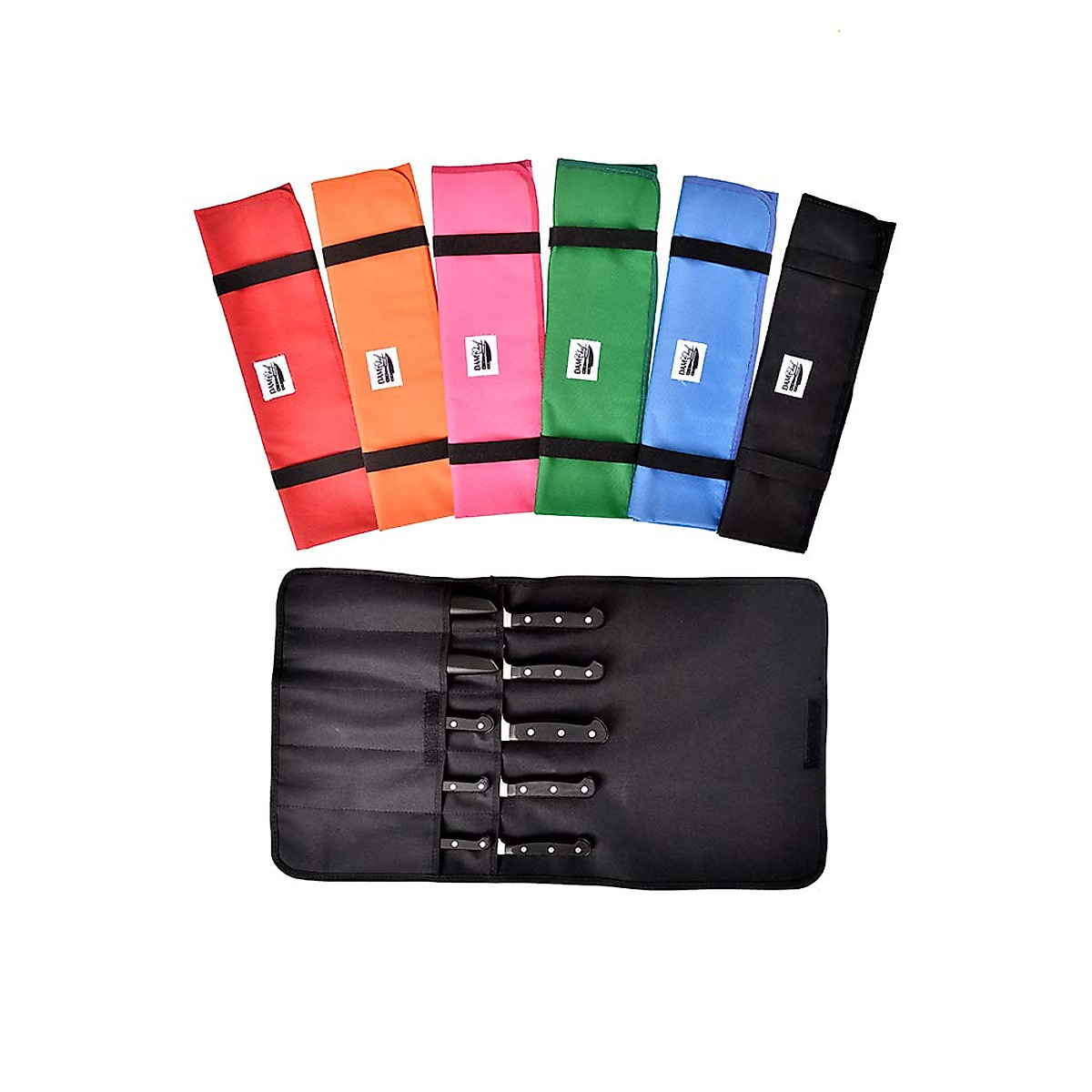 DAM UNIFORMS Cutlery Chef Bag – Knife Roll Bag for Professional Chefs – Fits up to 10 Knives