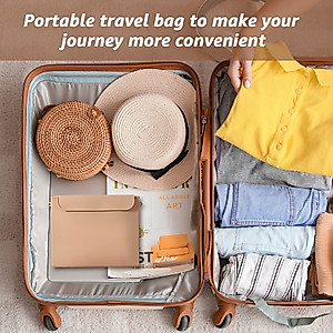 JANSAMN Makeup Travel Bag Cosmetic Bag, Toiletry Bags for Traveling, Silicone Waterproof Makeup Brushes Bags for Women, Portable Clear Makeup Bags for Girls