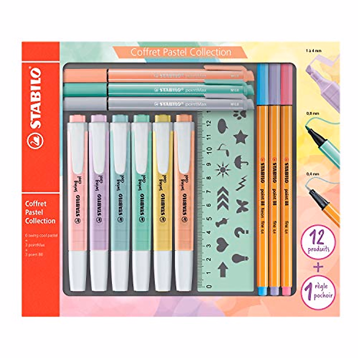 STABILO Highlighter Pastel - Highlighter Set
