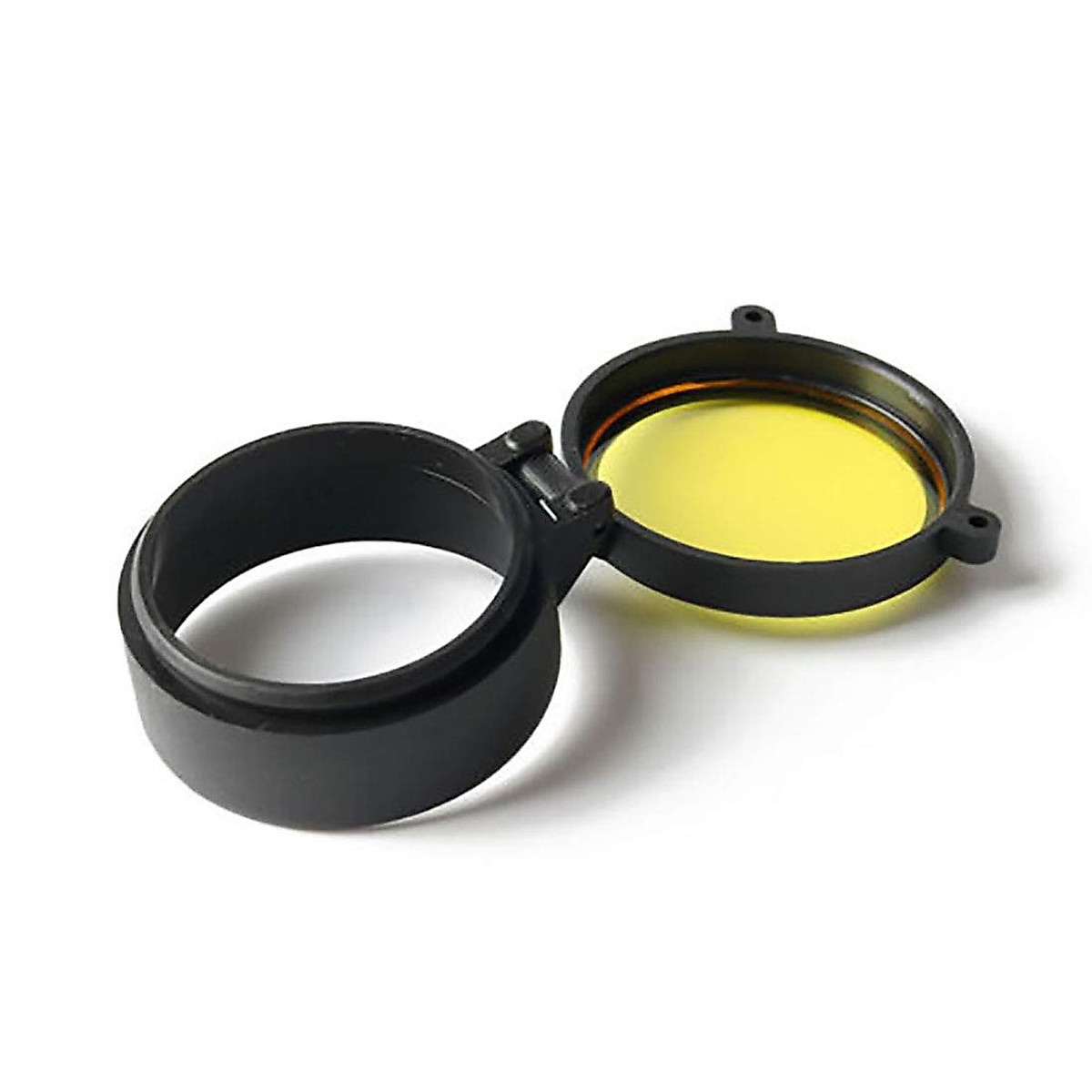 Rifle Scope Cover Quick Flip Spring Up Open Lens Cover Cap Eye Protect Objective Cap for Caliber 29 Sizes (53mm)