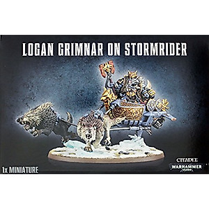 Games Workshop Warhammer 40K Logan Grimnar on Stormrider