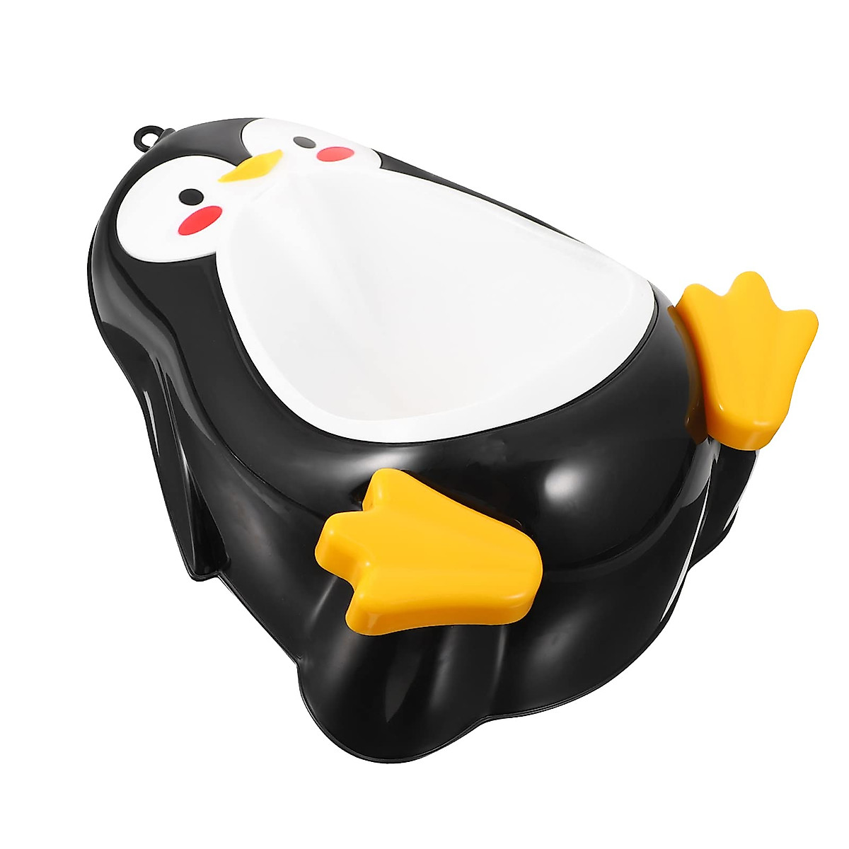 Boy Pee Potty with Aiming Potty Training Urinal Penguin Training Urinal Boy Urinal Toddler Pee Trainer Toilet Bathroom Funny Baby Training Potties (Black)