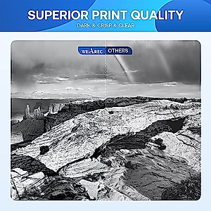 TN760 Toner Cartridge Replacement for Brother TN-760 TN730 TN-730 Compatible with HL-L2350DW HL-L2395DW HL-L2390DW HL-L2370DW MFC-L2750DW MFC-L2710DW DCP-L2550DW (Black,4 Pack)