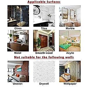 QUALIALL 33lbs Adhesive Hooks for Hanging on Wall or Ceiling, Heavy Duty, Clear, Damage Free, Traceless, Stick on Hangers for Kitchen Bathroom, 10pcs