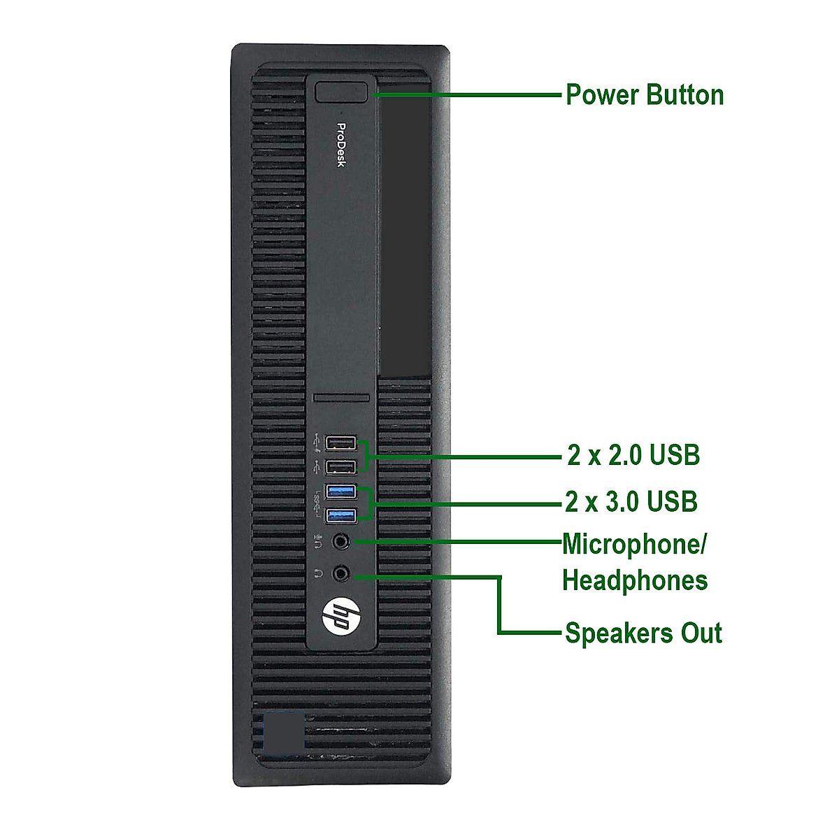 HP 600 G2 SFF Computer Desktop PC, Intel Core i5-6500 3.2GHz, 16GB Ram, 512GB M.2 SSD, Wireless Keyboard & Mouse, WiFi | Bluetooth, New 23.8" Monitor, Windows 10 Pro (Renewed)
