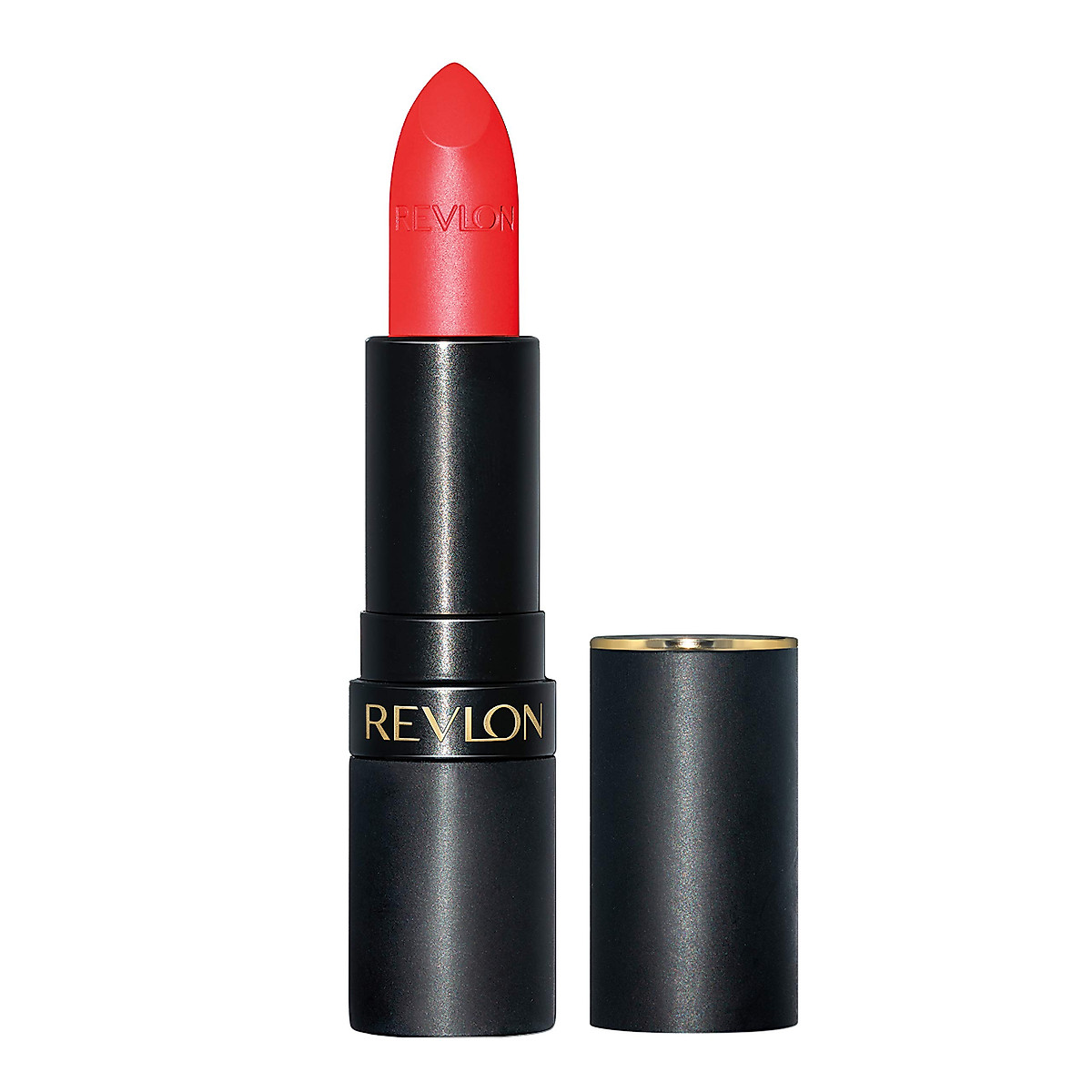 REVLON Super Lustrous The Luscious Mattes Lipstick, in Coral, 007 On Fire, 0.15 oz