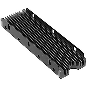 QIVYNSRY M.2 Heatsink NVMe 2280 PS5 SSD Heat Sink Computer PC PCIE M2 SSD Cooler for Samsung 980 970 EVO Plus SN850 SN750 SN570 Firecuda 530, Black