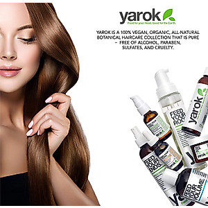 Yarok - Feed Your Volume Shampoo - Volumize, Lift & Moisturize - Nourishing & Moisturizing Cleanse - With Aloe Vera & Macadamia Nut Oil - 100% Vegan - Gluten, Sulfate, Paraben & Cruelty Free - 8.5oz