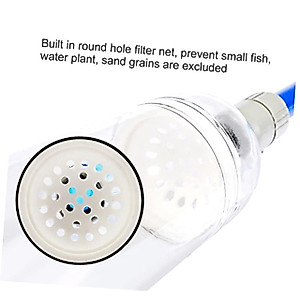 balacoo Fish Aquarium Gravel Fish Tank Cleaner Drain Cleaner Pump Aquarium Gravel Sand Cleaner Fish Tank Cleaner Washer Siphon Suite Water Changer Siphon Pump