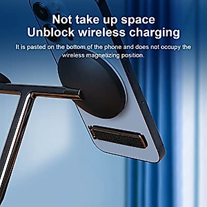 Hagibis Phone Kickstand Vertical and Horizontal Stand Adjustable Angle Aluminum Phone Holder Compatible with iPhone 13 12 Pro 13 Mini 13 Pro Max, Samsung and Xiaomi (New Black)