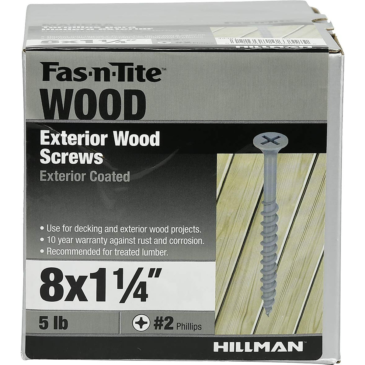 HILLMAN FASTENERS 48381 5 LB 1.25" Extension Wood Screw