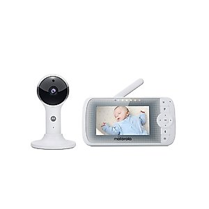 Motorola LUX64 by Hubble Connected Video Baby Monitor – 4.3" Parent Unit and 1080p Wi-Fi Viewing for Baby, Elderly, Pet - 2-Way Audio, Night Vision, Digital Zoom, Hubble App