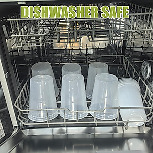 EASYTRIP 24 Pack plastic Food Storage Containers 32 oz，Deli Containers With airtight lid，Disposable Meal Prep Containers/BPA Free/Freezer Safe/Dishwasher Safe/Microwave Safe/Stackable