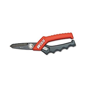 Crescent Wiss 7" Titanium Coated Utility Shears - W7T , Black