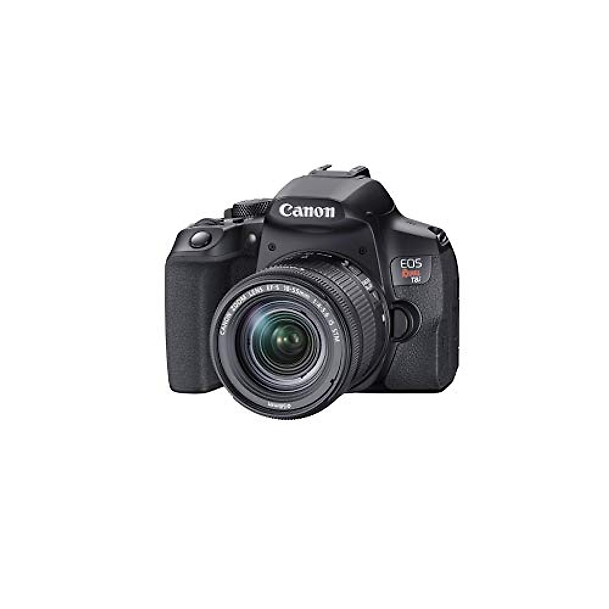 Canon EOS Rebel T8i EF-S 18-55mm is STM Lens Kit, Black