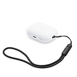 Lanyard Compatible with AirPods Pro 2, New Earbuds Lanyard Wireless Bluetooth Headphones Cover Anti-Drop Rope Lanyard Suitable for AirPods Pro 2 (Black)