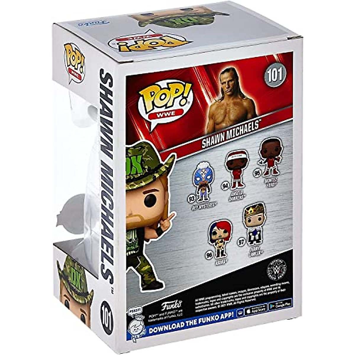 Funko Shawn Michaels D-Generation X Survivor Series '09 with Pin WWE Pop! Vinyl Figure - GameStop Exclusive