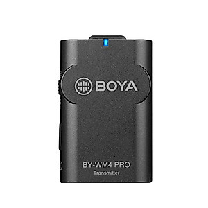 Boya 2.4G Wireless Microphone Kit for Type-C Devices 1+1, Black, (BY-WM4PRO-K5)